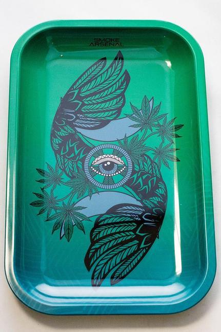 ALL SEEING EYE Large Rolling Tray by Smoke Arsenal – Shop 420 Kenya